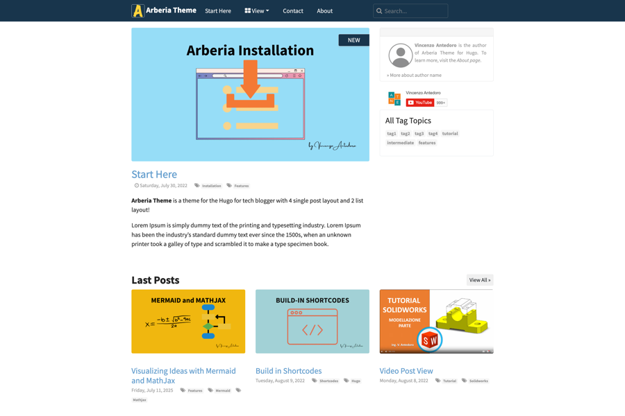 Arberia Theme For Hugo