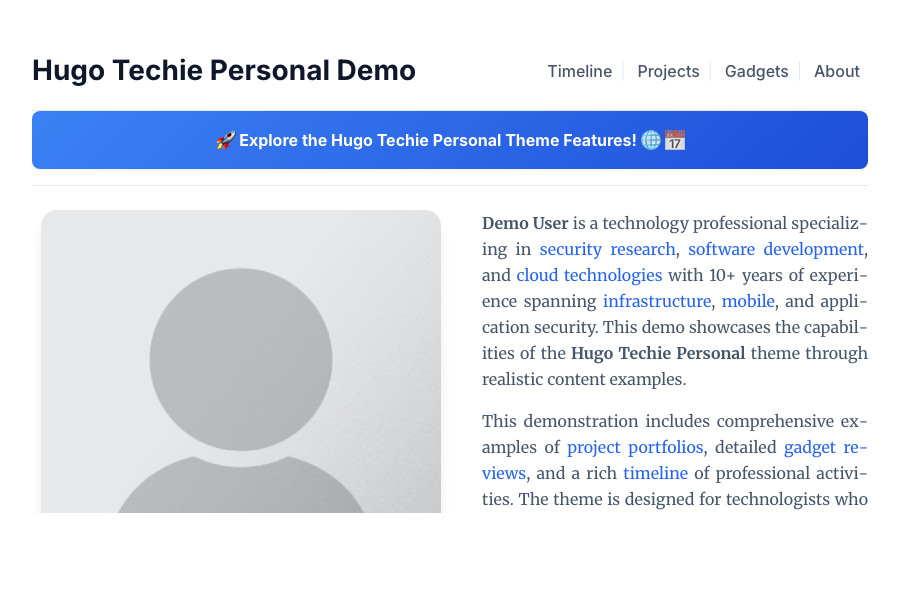hugo-techie-personal