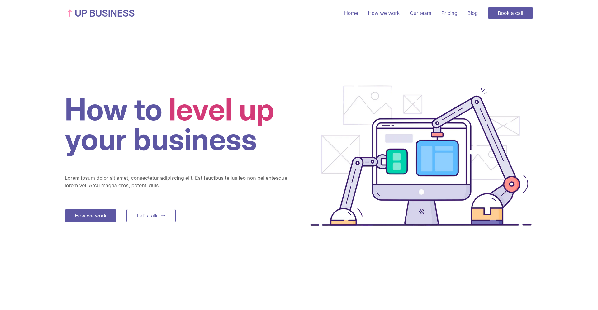 Up Business Theme